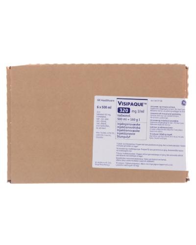 Visipaque Injeksjonsvæske, oppløsning 320 mg I/ml 6x500 ml - Apotek 1