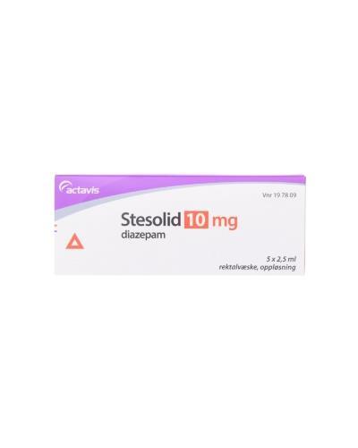 Stesolid rekt væske 10mg/2,5ml 5x2,5 ML - Apotek 1