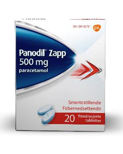 Panodil Zapp 500 mg tabletter 20 stk - Apotek 1