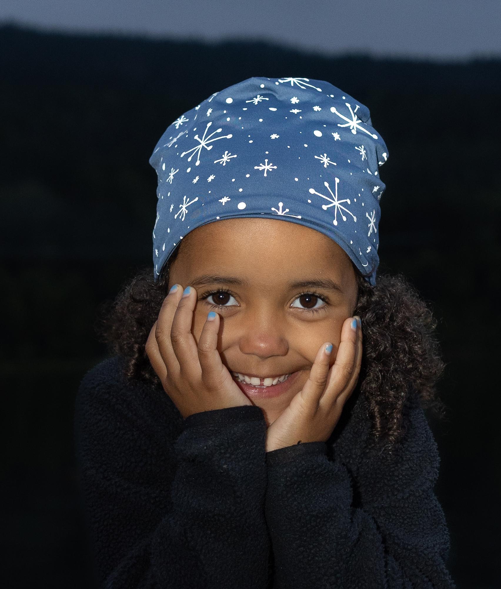 Flexagon lue barn/junior reflekterende blå 1 stk - Apotek 1