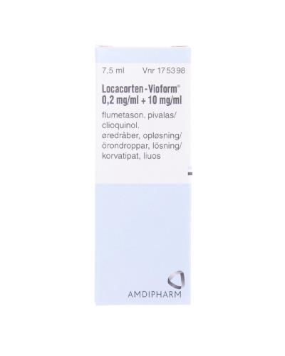 Locacorten-vioform øredråper 7,5ml - Apotek 1