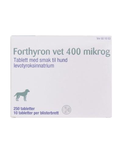 Forthyron vet tab 400mcg 250 ENPAC - Apotek 1