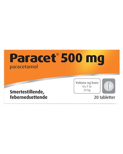 Paracet 500mg tabletter 20stk - Apotek 1