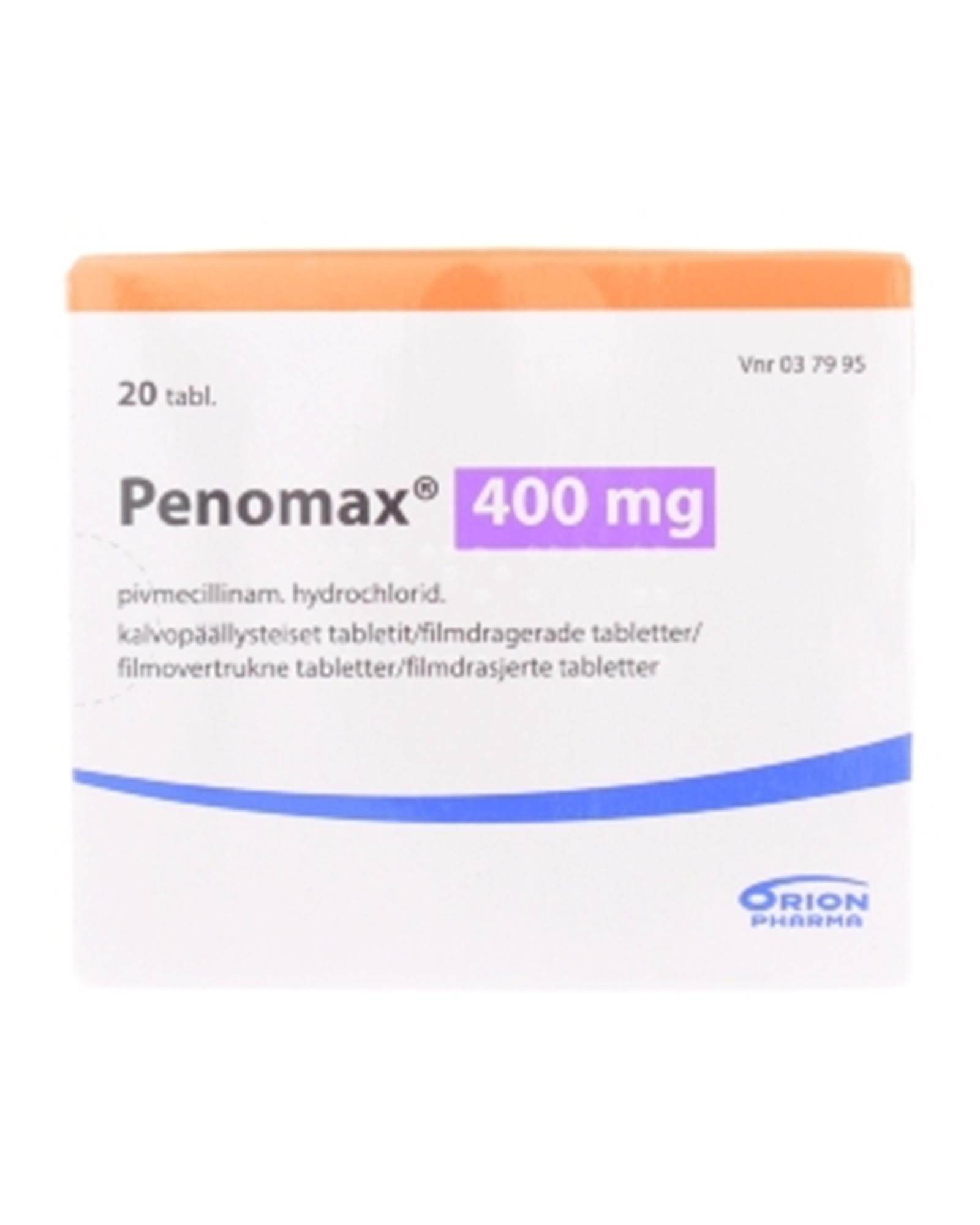 Penomax 400 mg filmdrasjerte tabletter 20 stk - Apotek 1