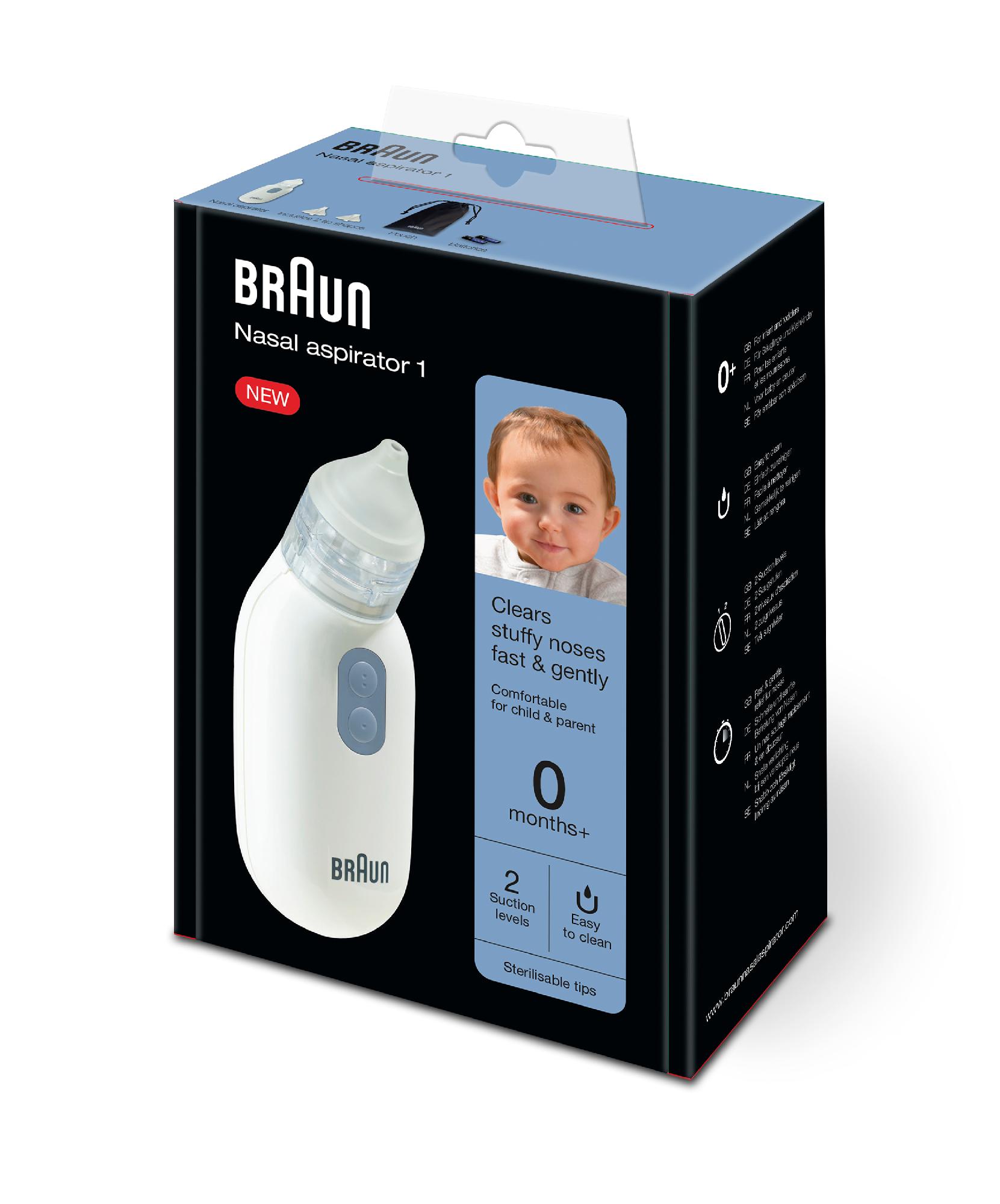 Braun elektrisk nesesuger for baby og barn 0-12 år 1 stk - Apotek 1