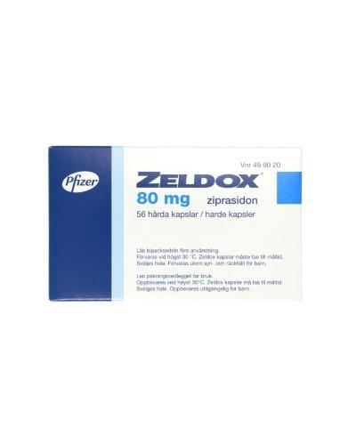 Zeldox Kapsel, hard 80 mg 56 stk - Apotek 1