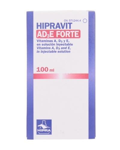 Hipravit AD3E Forte vet injeksjon 100mlhgl - Apotek 1