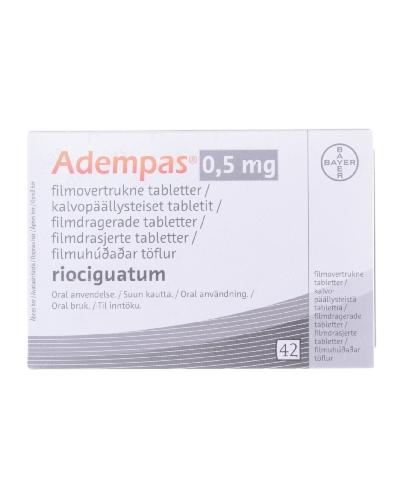 Adempas Tablett, filmdrasjert 0,5 mg 42 stk - Apotek 1