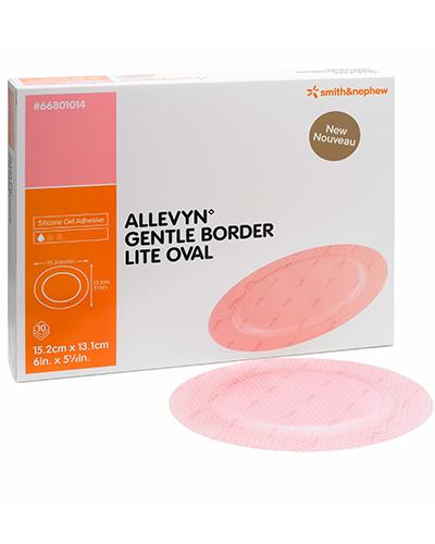 Allevyn Gentle Border Lite 8,6x7,7 cm 10 stk - Apotek 1