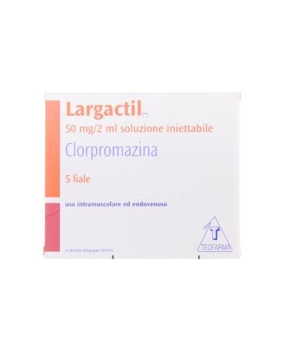 Largactil 50mg/2ml injeksjon 5x2 MLAMP - Apotek 1
