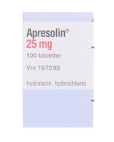 Apresolin Tablett, drasjert 25 mg 100 stk - Apotek 1