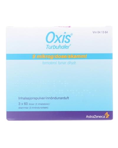 Oxis Turbuhaler Inhalasjonspulver 9 mikrog/dose 3x60 doser - Apotek 1