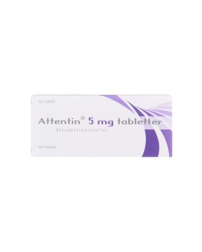 Attentin Tablett 5 mg 100stk - Apotek 1