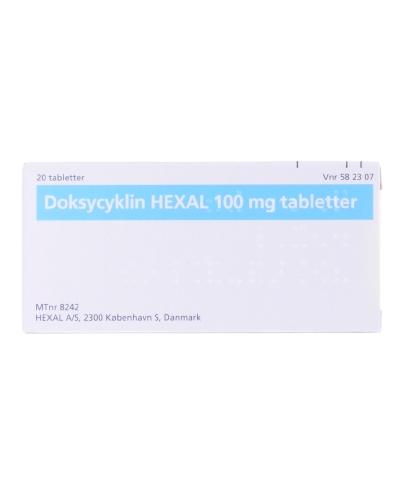 Doksycyklin Hexal Tablett 100 mg 20 stk - Apotek 1