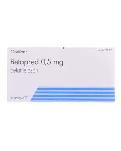 Betapred 0,5mg tabletter 30 enpac - Apotek 1