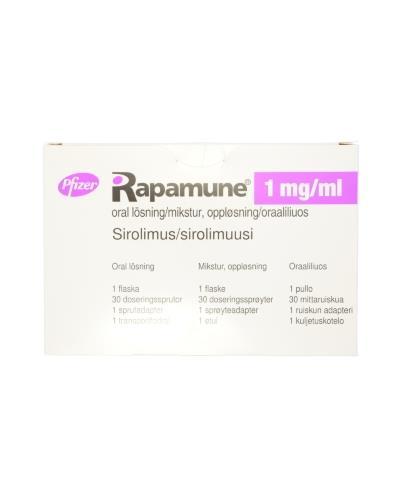 Rapamune Mikstur, oppløsning 1 mg/ml 60 ml - Apotek 1