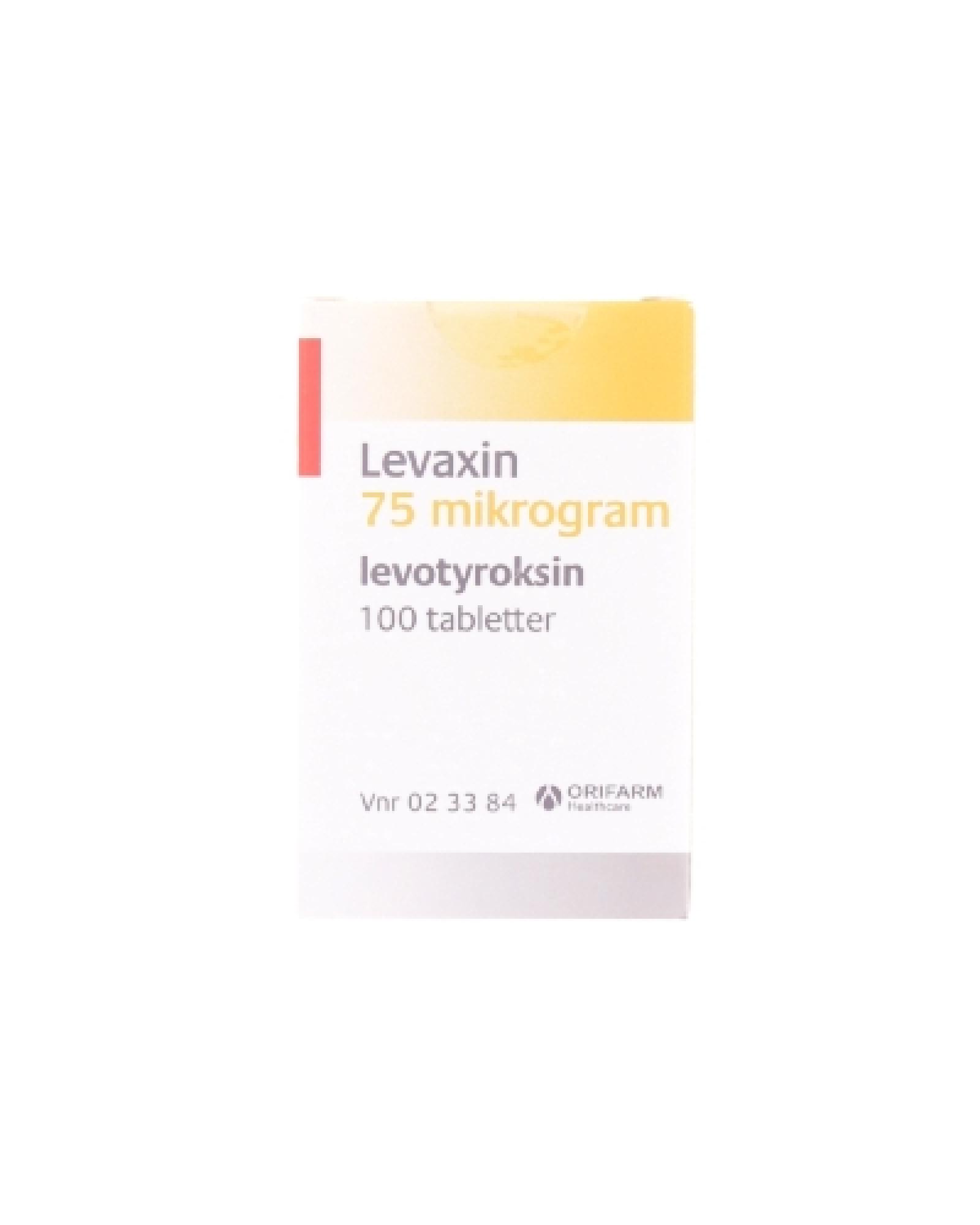Levaxin 75 mikrog tabletter 100 stk - Apotek 1