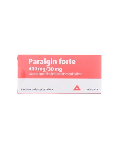 Paralgin forte 400 mg/30 mg tabletter 20 stk - Apotek 1