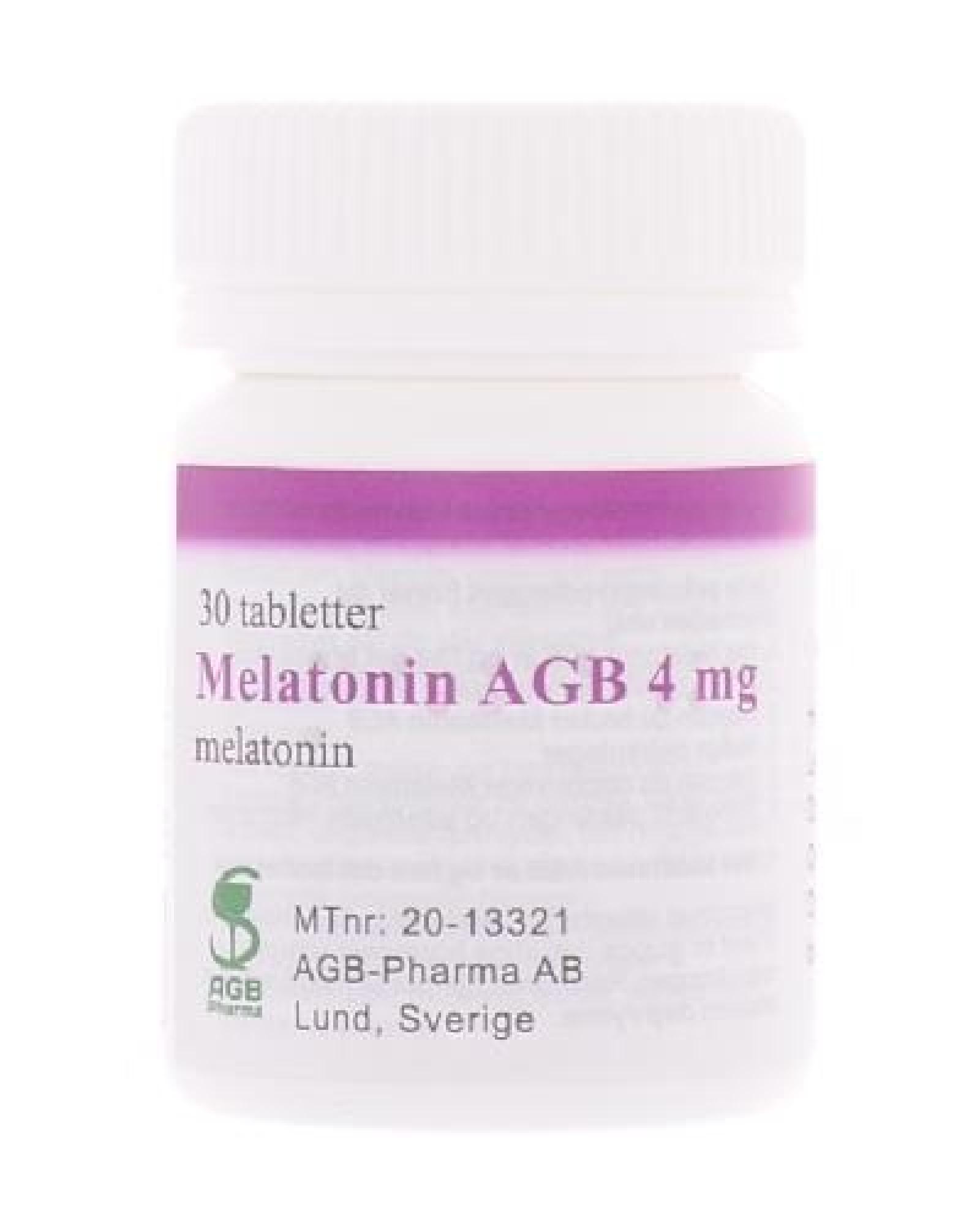 Melatonin agb tab 4mg - Apotek 1