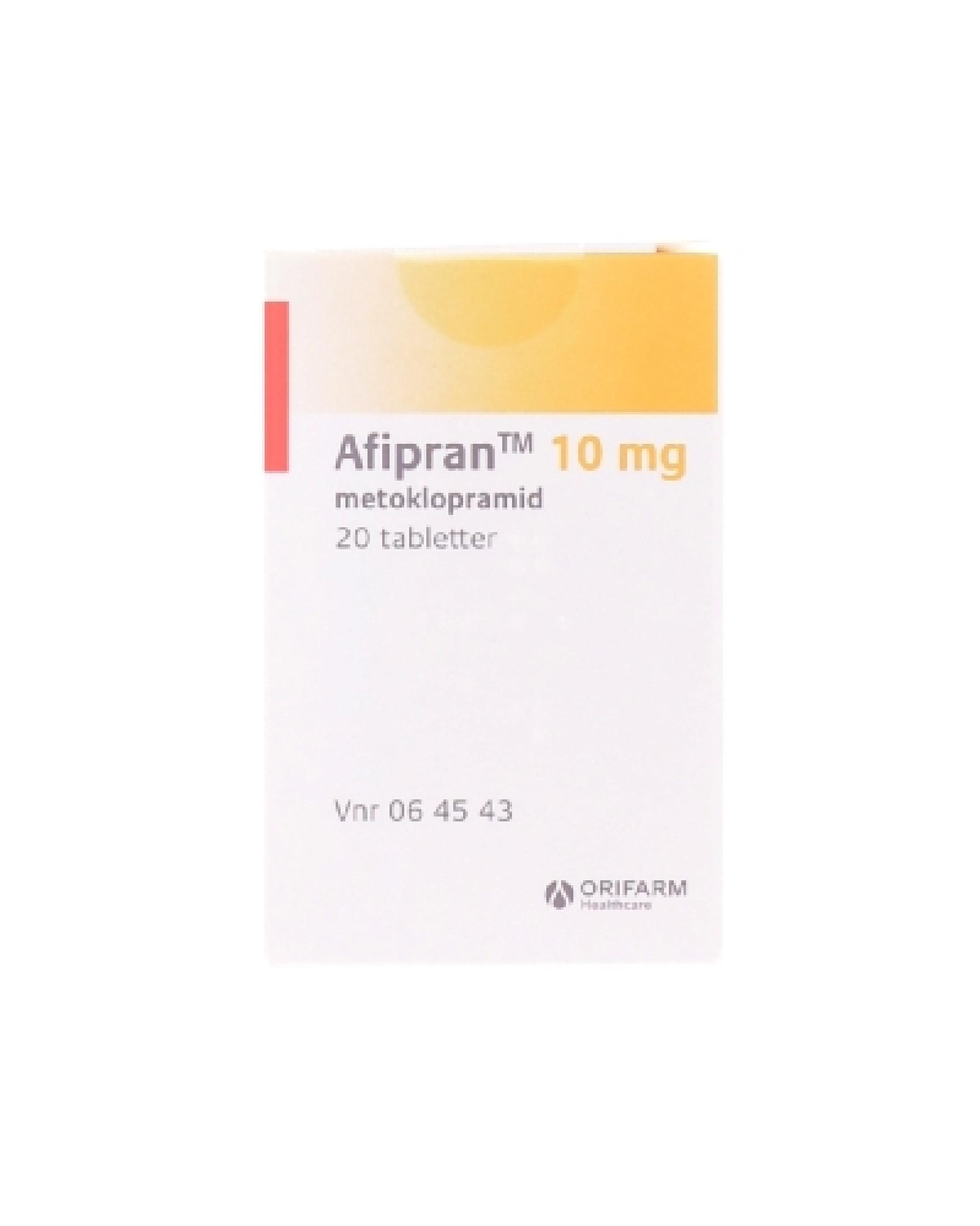 Afipran Tablett 10 mg 20 stk - Apotek 1