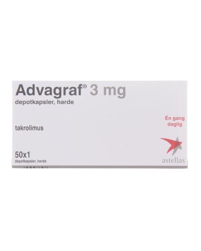 Advagraf Depotkapsel, hard 3 mg 50x1 stk - Apotek 1