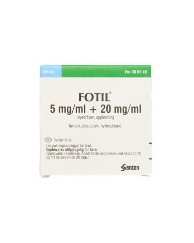 Fotil Forte Øyedråper, oppløsning 40 mg/5 mg 3x5 ml - Apotek 1