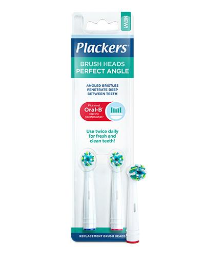 Plackers Brush Head Perfect Angle tannbørstehode 2stk - Apotek 1