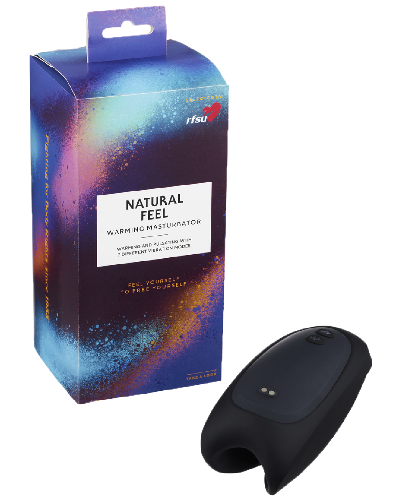 RFSU Natural Feel masturbator med varmefunksjon 1 stk - Apotek 1