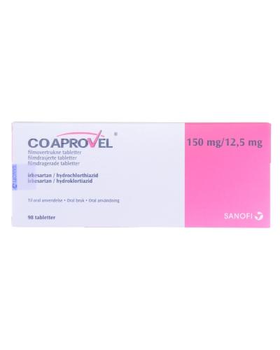 CoAprovel Tablett, filmdrasjert 150 mg/12,5 mg 98 stk - Apotek 1