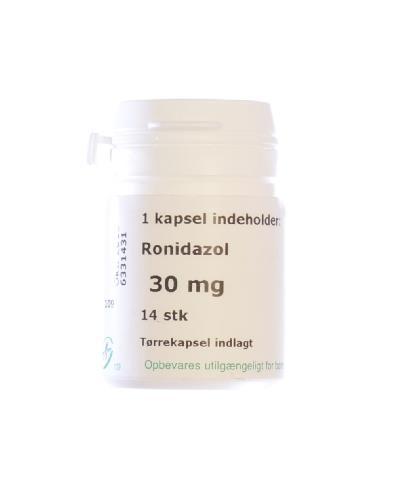 Ronidazol glostrup vet 30mg kapsler 14 stk - Apotek 1