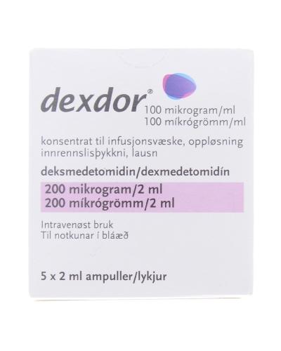 Dexdor Konsentrat til infusjonsvæske 100 mikrog/ml 5x2 ml - Apotek 1