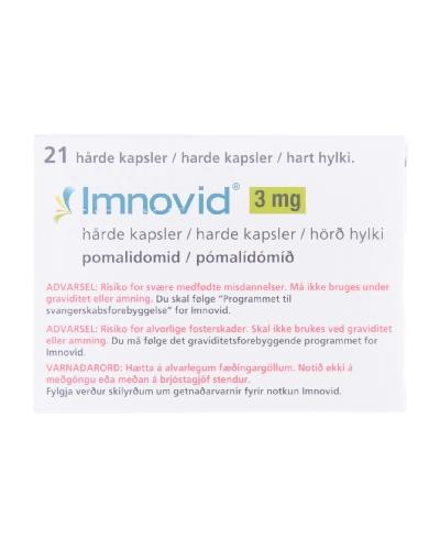 Imnovid Kapsel, hard 3 mg 21 stk - Apotek 1