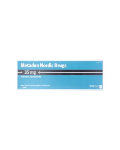 Metadon Nordic Drugs Mikstur, oppløsning 35 mg 7x50 ml - Apotek 1