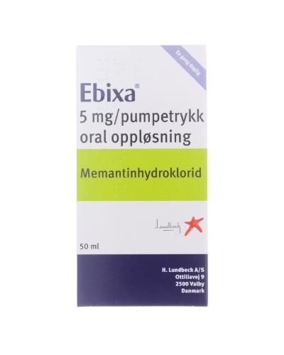 Ebixa Oral oppløsning 5 mg/0,5 ml 50 ml - Apotek 1