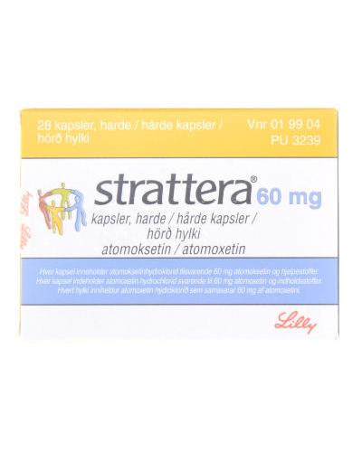 Strattera Kapsel, hard 60 mg 28stk - Apotek 1