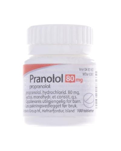 Pranolol Tablett 80 mg 100stk - Apotek 1