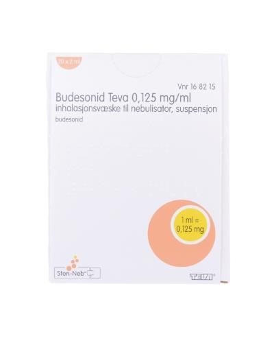 Budesonide Teva 0,125 mg/ml inhalasjonsvæske til nebulisator ...