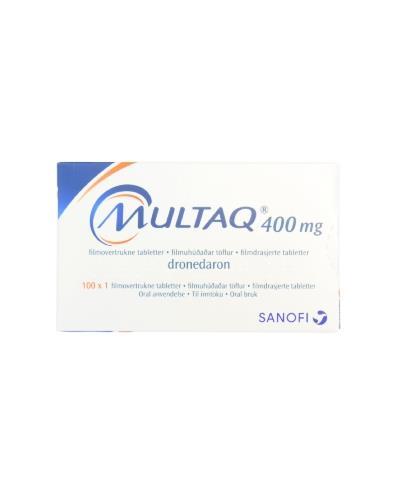 Multaq Tablett, filmdrasjert 400 mg 100x1 stk - Apotek 1