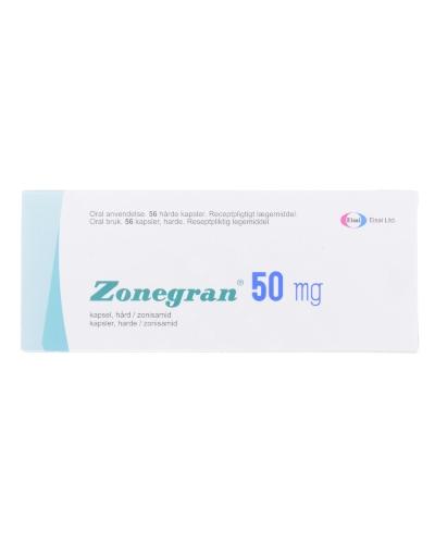 Zonegran Kapsel, hard 50 mg 56 stk - Apotek 1