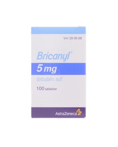 Bricanyl Tablett, filmdrasjert 5 mg 100stk - Apotek 1