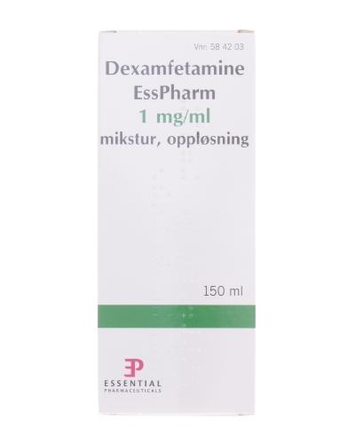 Dexamfetamine EssPharm Mikstur, oppløsning 1 mg/ml 150ml - Apotek 1