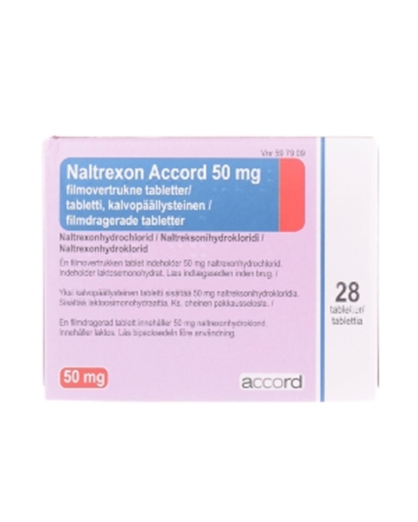 Naltrexon accord 50mg tabletter 28ENPAC - Apotek 1
