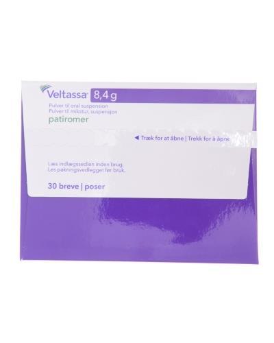 Veltassa 8,4 g pulver til mikstur, suspensjon doseposer 30 stk - Apotek 1