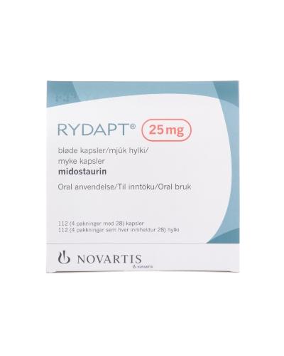 Rydapt 25 mg myke kapsler 112 stk - Apotek 1