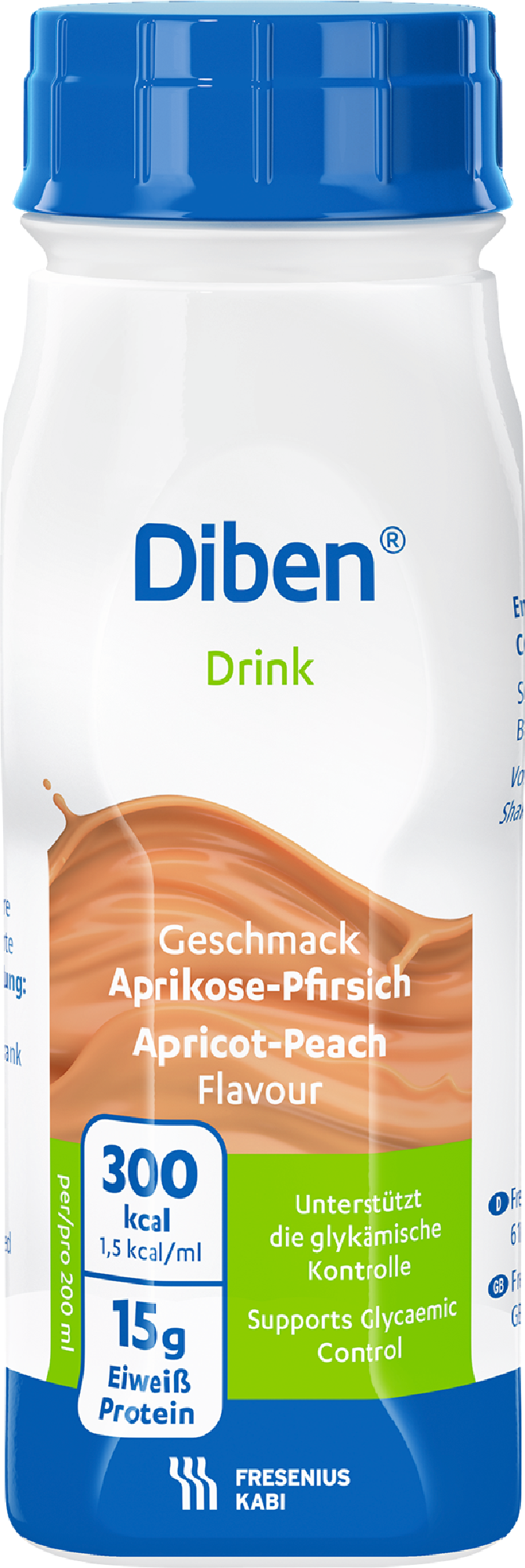 Diben Drink næringsdrikk aprikos-fersken 4x200 ml - Apotek 1