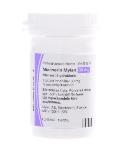 Mianserin Mylan 30mg filmdrasjerte tabletter boks 250 stk - Apotek 1