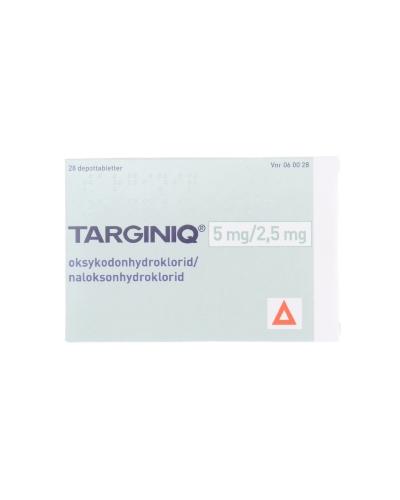 Targiniq Depottablett 5 mg/2,5 mg 28 stk - Apotek 1