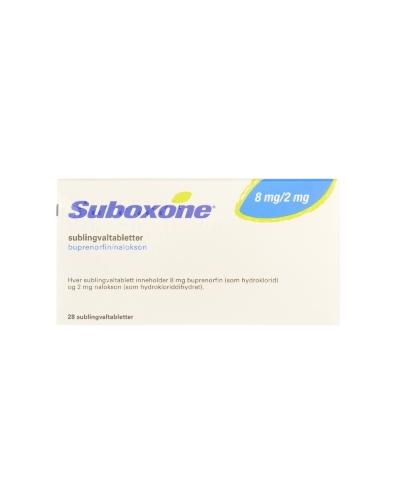 Suboxone Sublingvaltablett 8 mg/2 mg 28 stk - Apotek 1