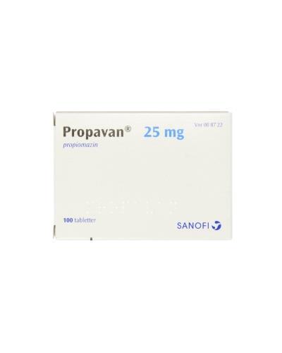Propavan 25mg tabletter 100 stk - Apotek 1