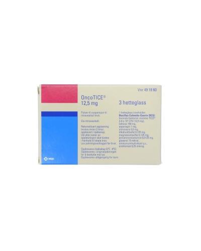 OncoTICE Pulver til suspensjon til intravesikal bruk 3 stk - Apotek 1